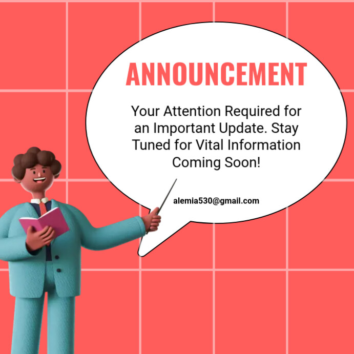 Announcement Template | PosterMyWall