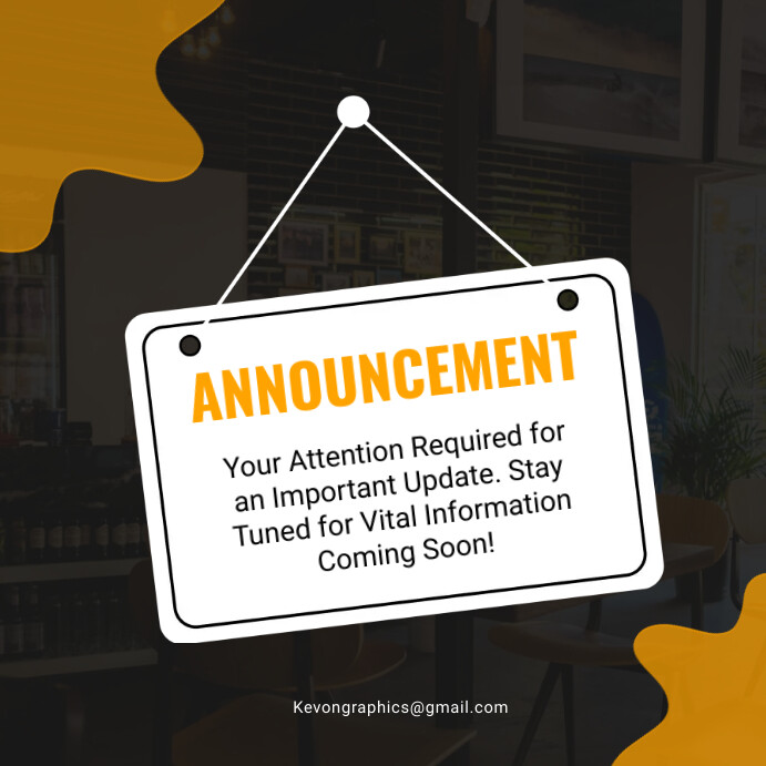 Announcement Template | PosterMyWall