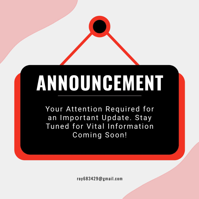 Announcement Template | PosterMyWall