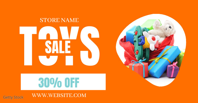 Announcement with Toys in Box Template | PosterMyWall