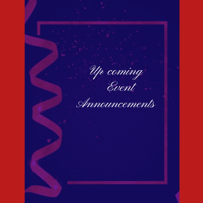 Announcements Template | PosterMyWall