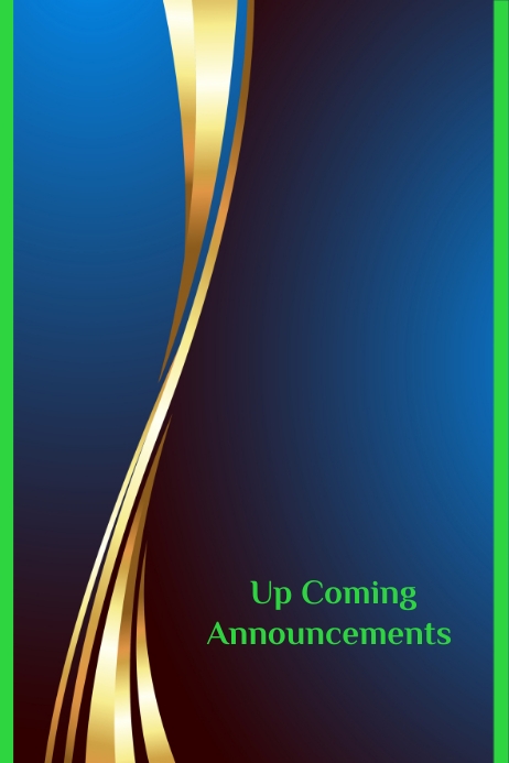 Announcements Template | PosterMyWall