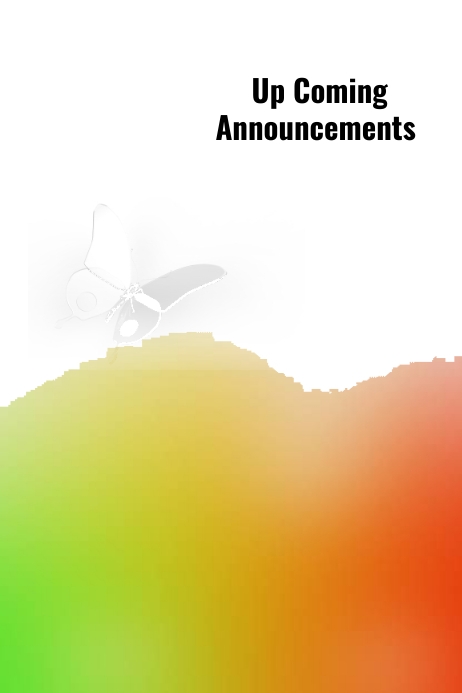 Announcements Template | PosterMyWall