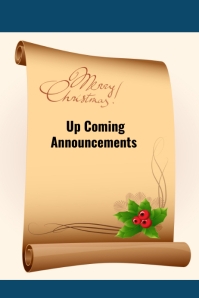 Announcements Template | PosterMyWall