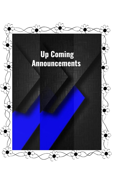 Announcements Template | PosterMyWall