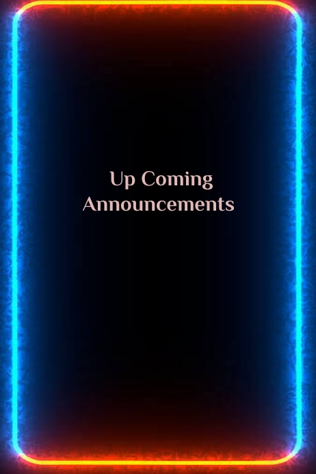 Announcements Template | PosterMyWall