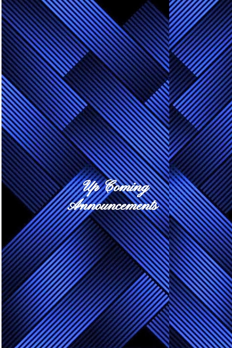 Announcements Template | PosterMyWall