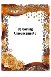 Announcements Template | PosterMyWall