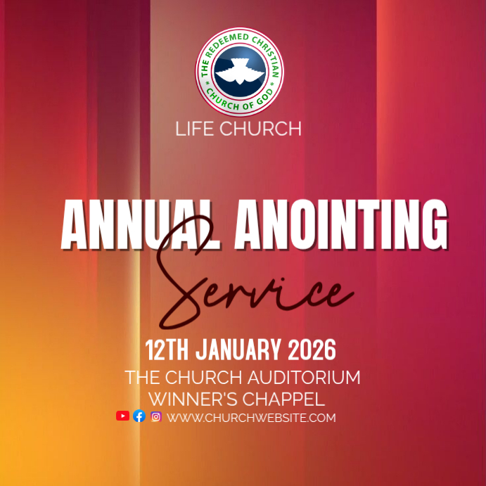 ANNUAL ANOINTING Template | PosterMyWall