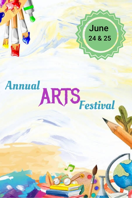Annual Arts festival poster Template | PosterMyWall