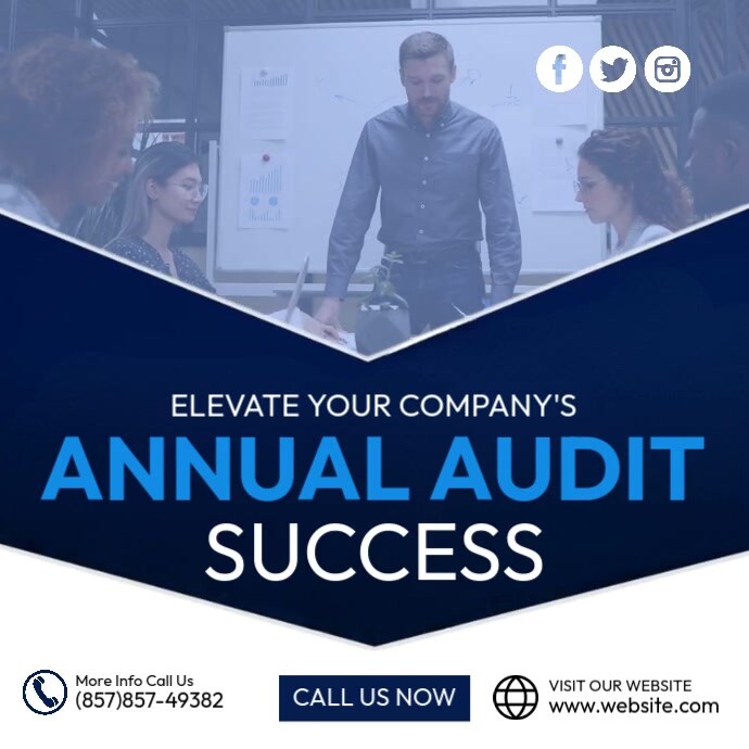 Annual Audit Success Template | PosterMyWall