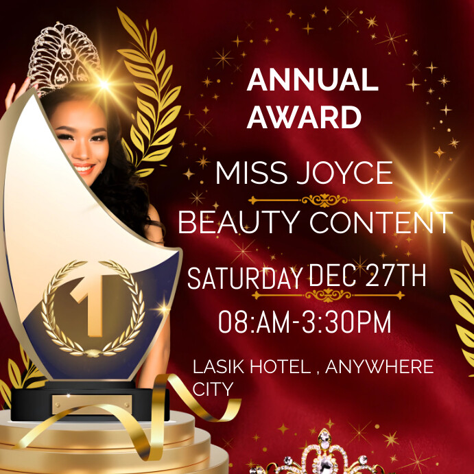 Annual award template | PosterMyWall