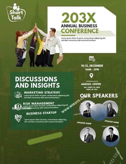 Annual Business Event Template | PosterMyWall