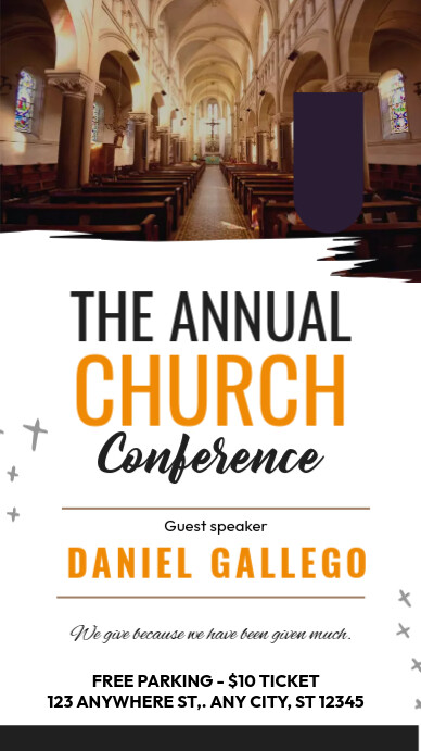 annual church conference template | PosterMyWall