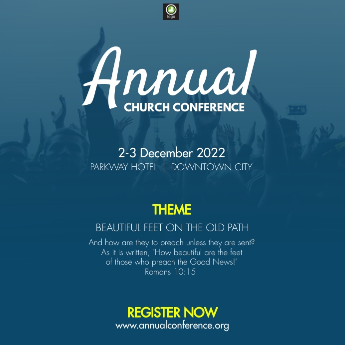 Annual Conference Ad Template | PosterMyWall