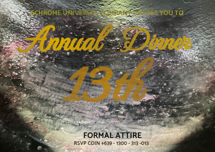 Annual dinner Template | PosterMyWall