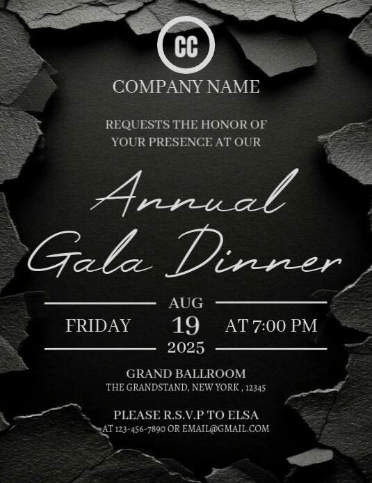 Copy of Annual Gala Dinner | PosterMyWall