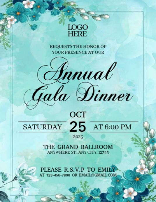 Copy of Annual Gala Dinner | PosterMyWall