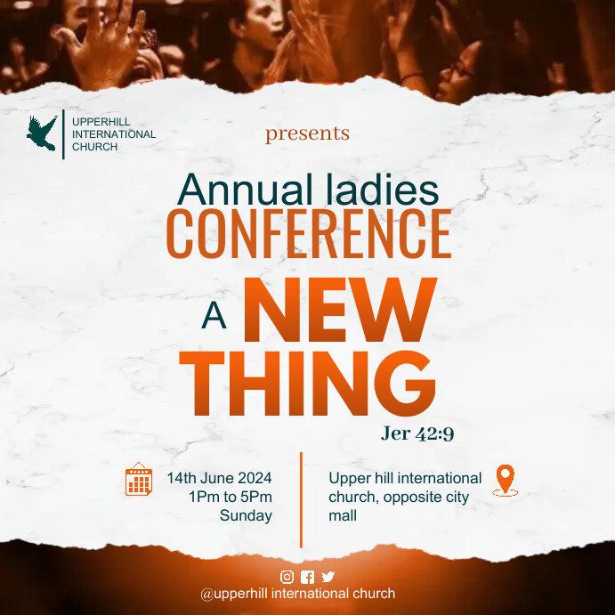 Copy of ANNUAL LADIES CONFERENCE | PosterMyWall