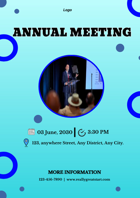 Copy of ANNUAL MEETING | PosterMyWall