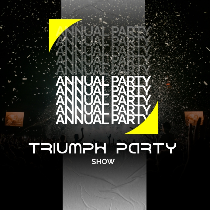 annual party Template | PosterMyWall