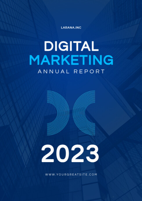 Annual Report (book cover) Template | PosterMyWall