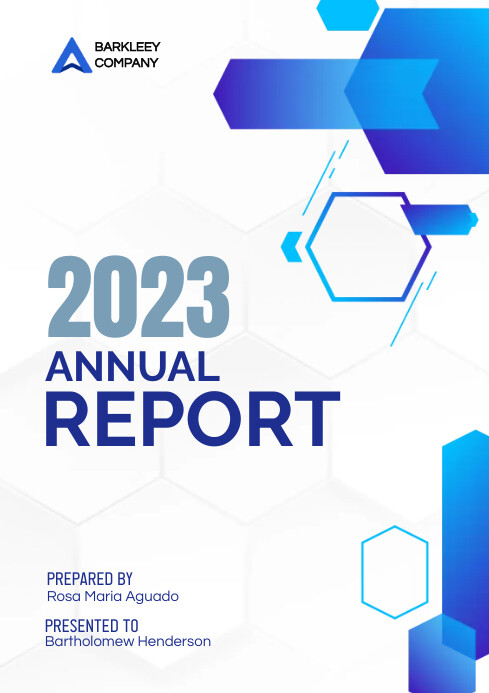 Annual Report (book cover) Template | PosterMyWall