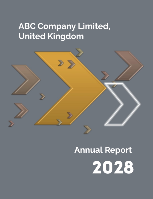 Annual Report (Forward Way Design 5) Template | PosterMyWall