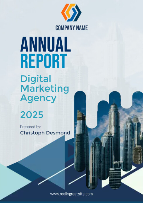 Salinan Annual Report / Business Proposal Cover | PosterMyWall