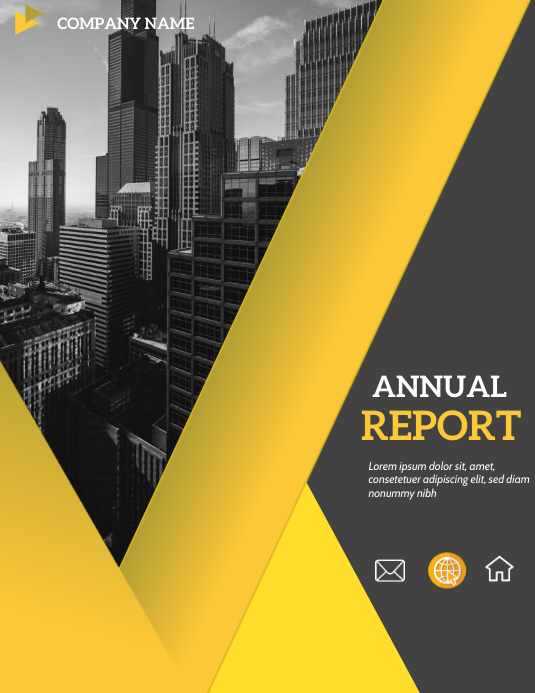 ANNUAL REPORT COVER Template | PosterMyWall