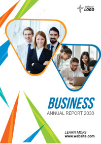 Annual Report Cover Template | PosterMyWall
