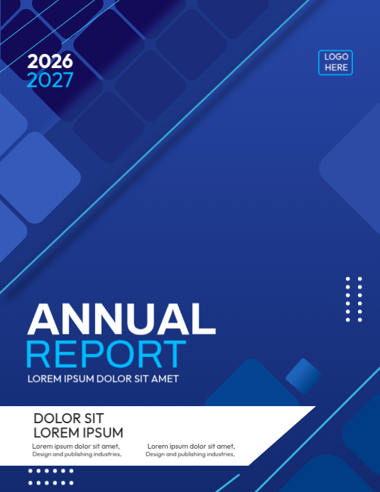 Annual-report-cover-template | PosterMyWall