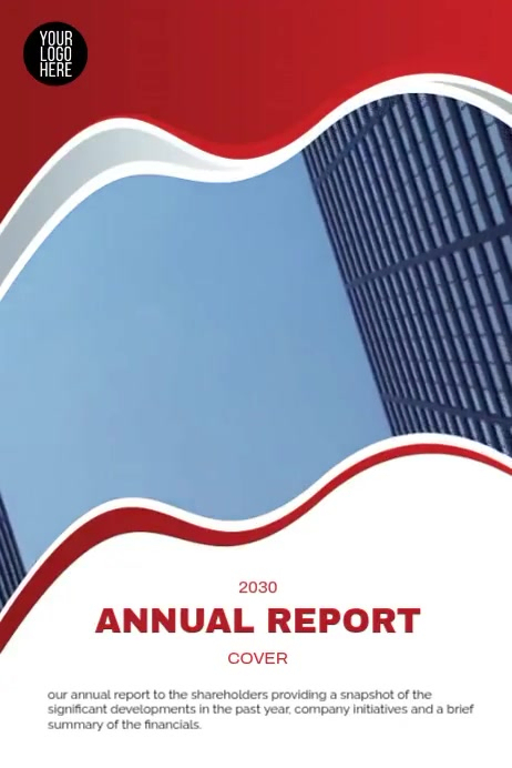 Copy of annual report cover video | PosterMyWall