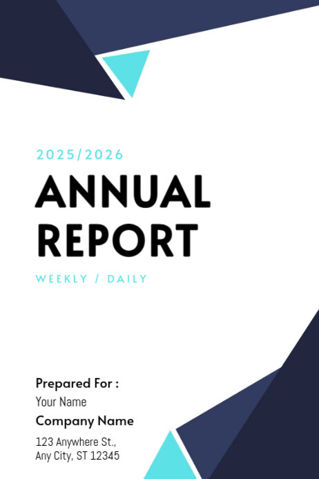 Annual Report Poster Design For Company | Annual Report Poster For ...