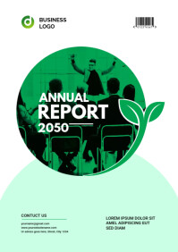 Annual Report Cover Page Template | PosterMyWall