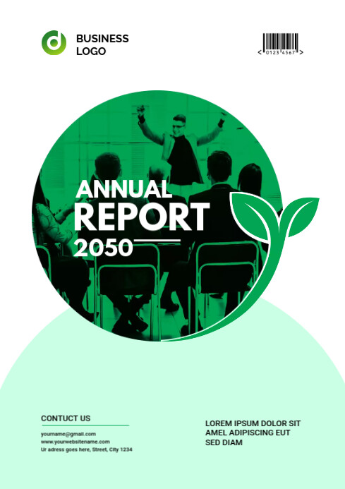 annual report template | PosterMyWall
