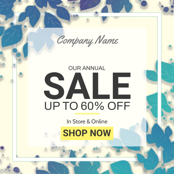 Annual Sale Template | PosterMyWall