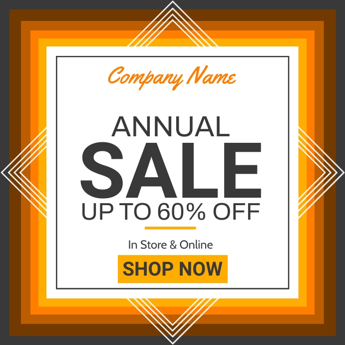 Annual sale Template | PosterMyWall