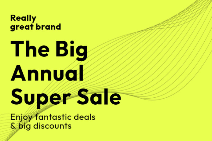 Annual Sale Poster Template | PosterMyWall