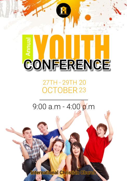Annual Youth Conference Template | PosterMyWall