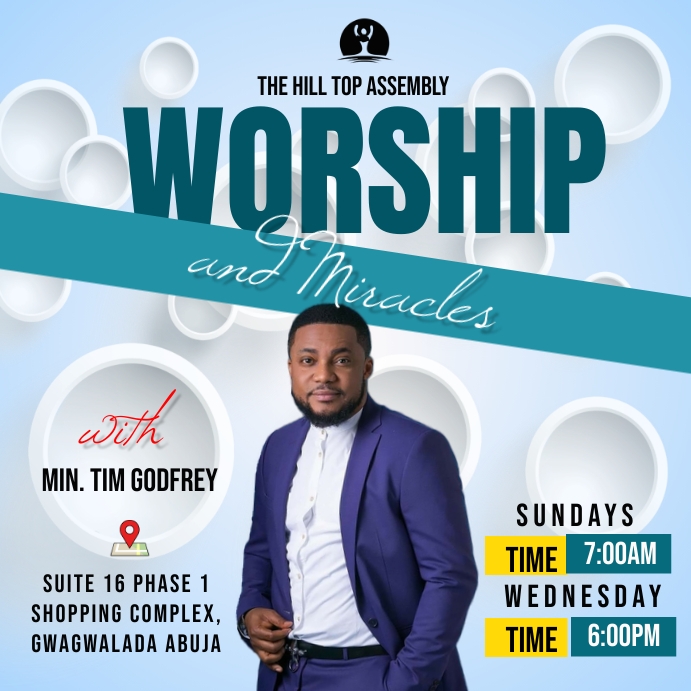 anointing Template | PosterMyWall