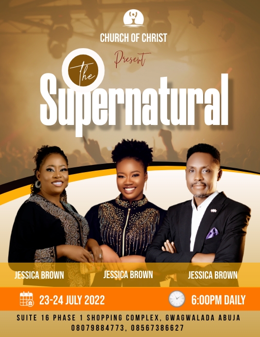 Anointing Template | PosterMyWall