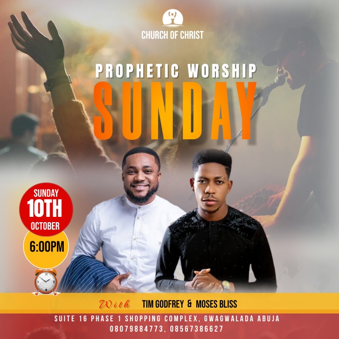 Anointing Template | PosterMyWall