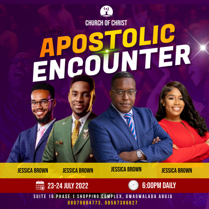 Anointing Template | PosterMyWall