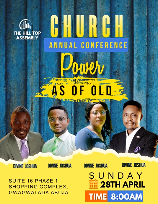 Anointing Template | PosterMyWall