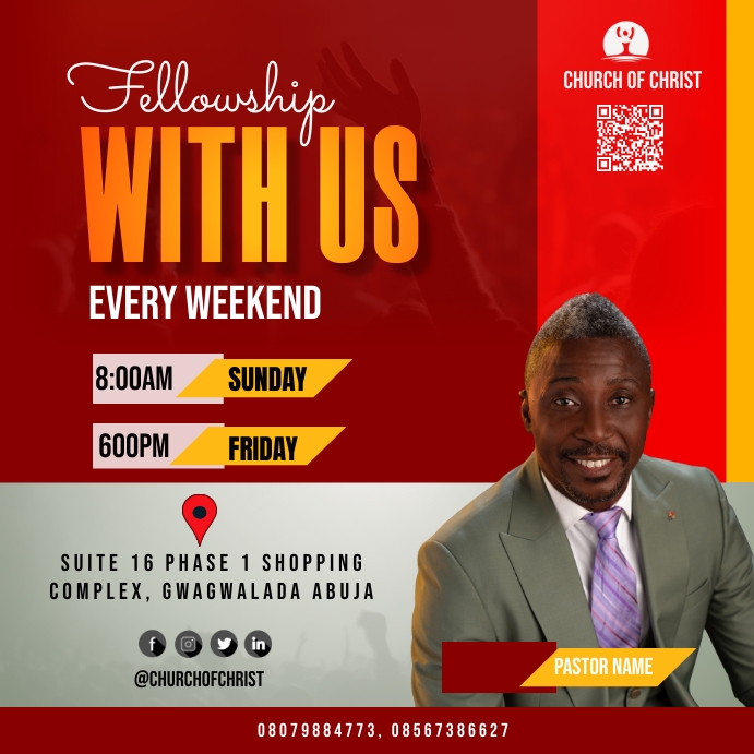 Anointing Template | PosterMyWall