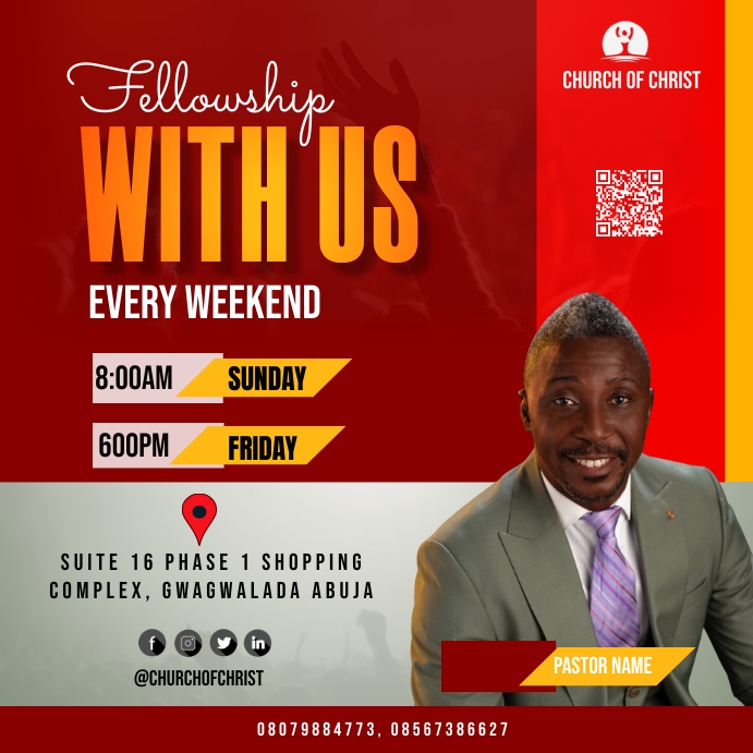 Anointing Template | PosterMyWall