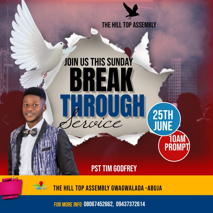 Anointing Template | PosterMyWall