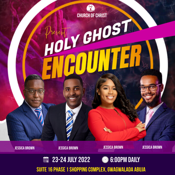 Anointing Template | PosterMyWall