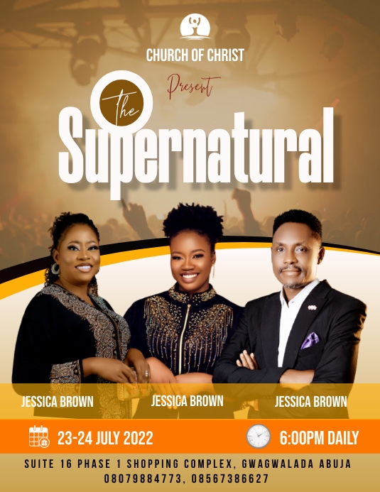 Anointing Template | PosterMyWall